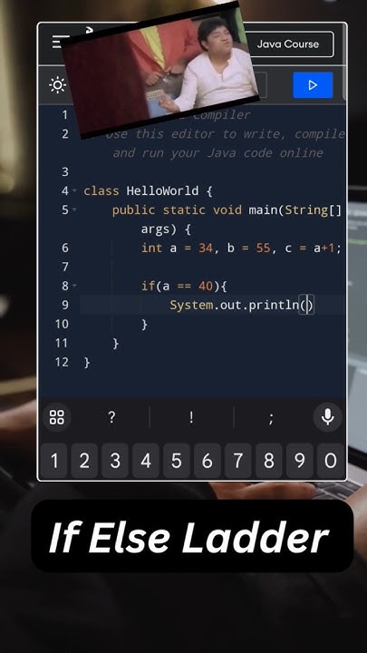 Java IF Else Ladder | #shorts #java - YouTube