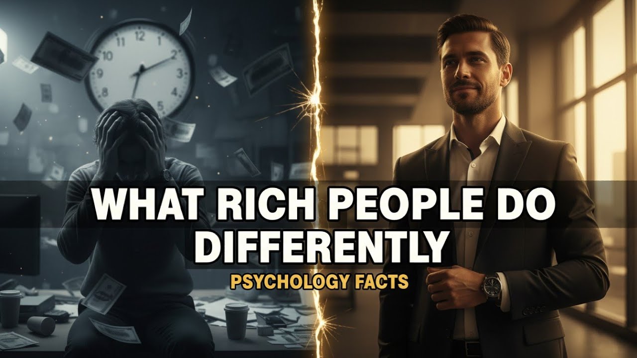 What Rich People Do Differently | Psychology Facts That Separate the ...