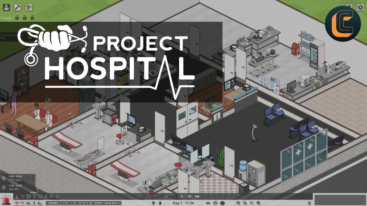 Let's Build a Clinic | Project Hospital | GAMEPLAY || Part 1 - YouTube