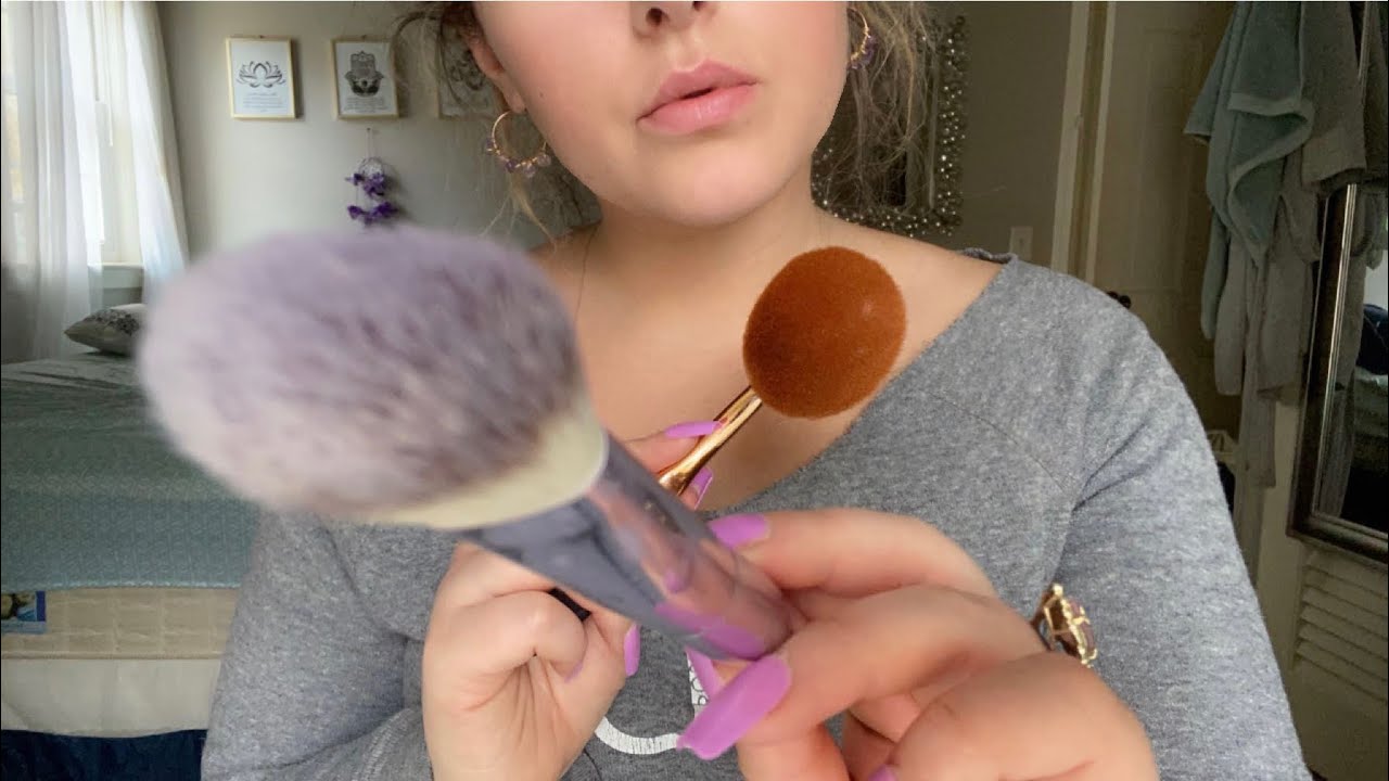 ASMR - Fast & Aggressive camera brushing /tapping in 2 minutes ! ⚡️🫶🏻 ...