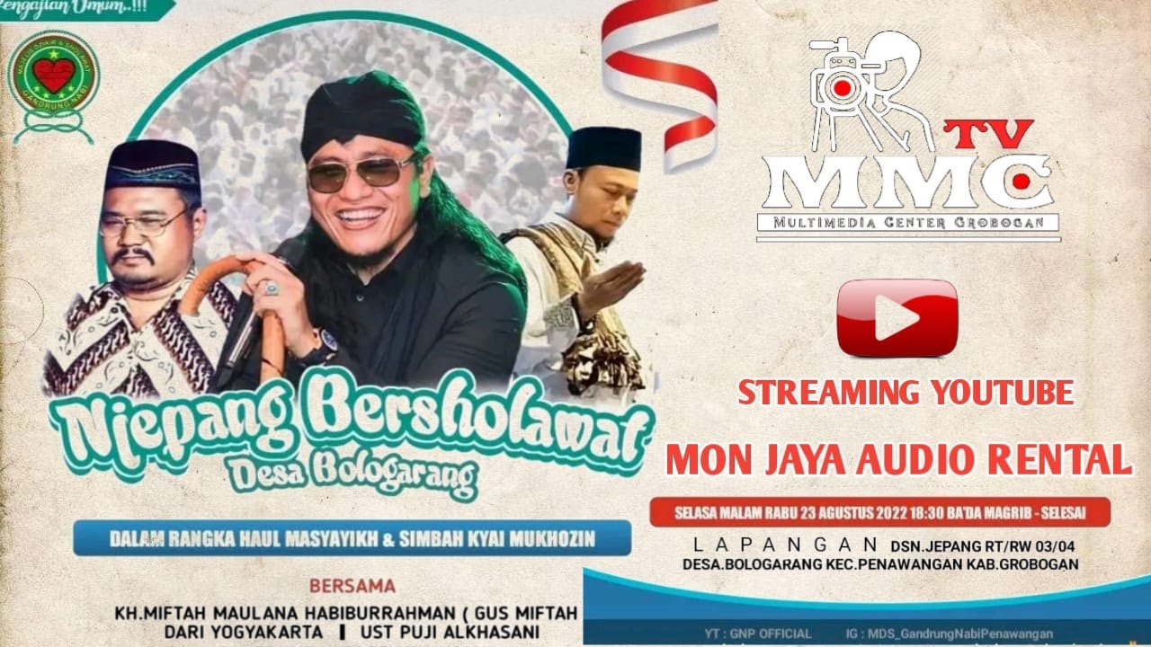 🔴🔴LIVE NJEPANG BERSHOLAWAT // BERSAMA GUS MIFTAH // MONJAYA AUDIO - YouTube