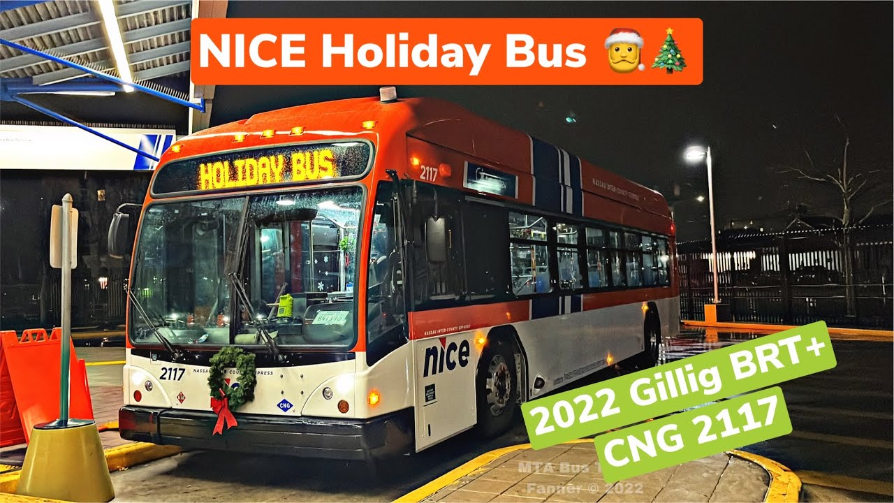 NICE Bus Holiday Event 2022 - YouTube