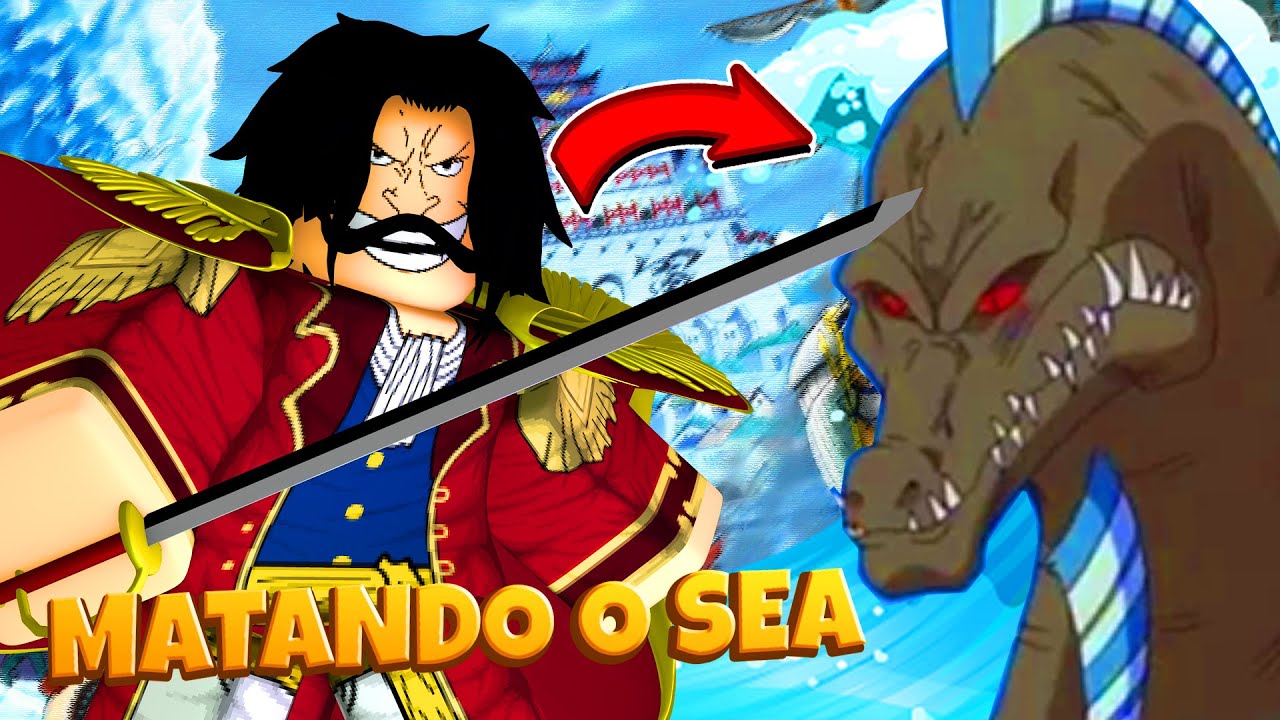 MATEI O SEA BEAST NESSE NOVO JOGO DE ONE PIECE DO ROBLOX * LAST PIRATE ...