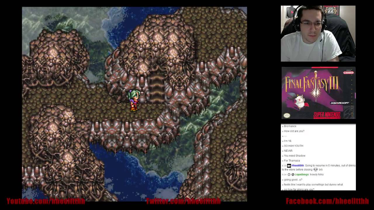 Let's Play Final Fantasy 3 (SNES) Part 41 - Back to the Floating ...