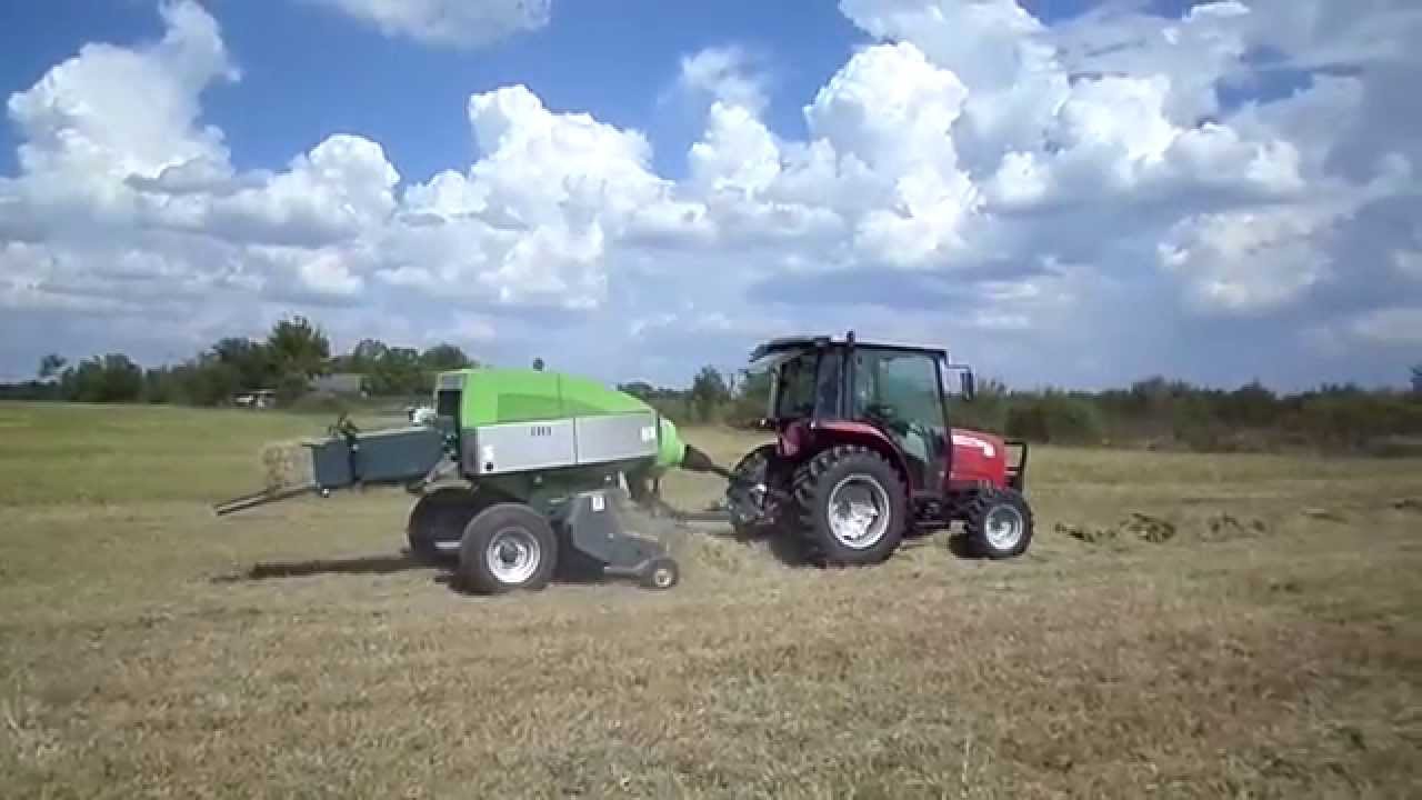 Inline Square Baler - YouTube