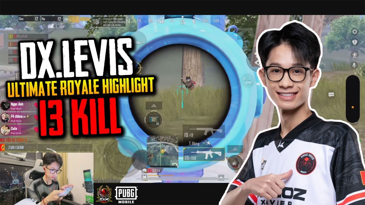 PUBG Mobile Vietnam : DX.LeVis Ultimate Royale Highlight - YouTube