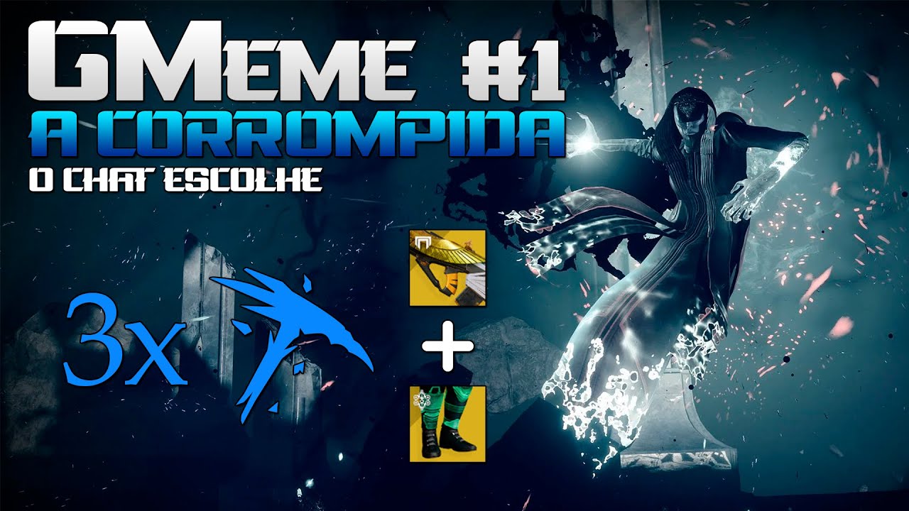 Destiny 2 - GMeme #1 da Corrompida com 3 Caçadores de Estase + Asa ...