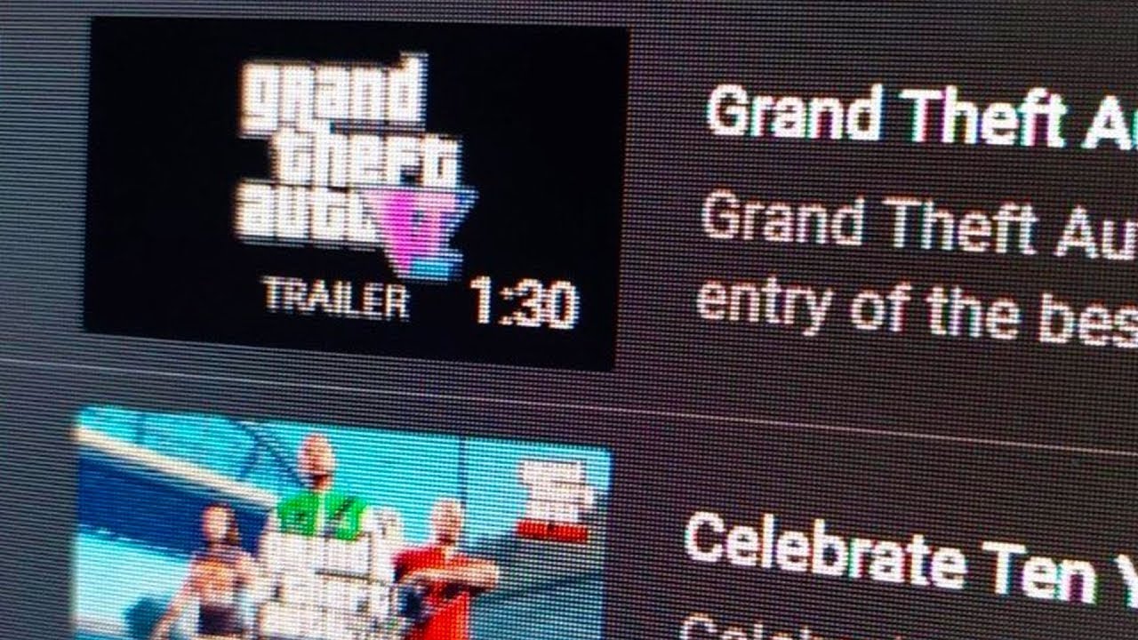 GTA 6 Trailer...Coming Soon! Official "VI" Teaser From Rockstar Games ...