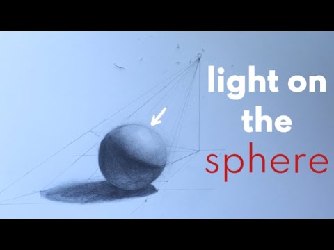 light, shadow and perspective on a basic forme - YouTube