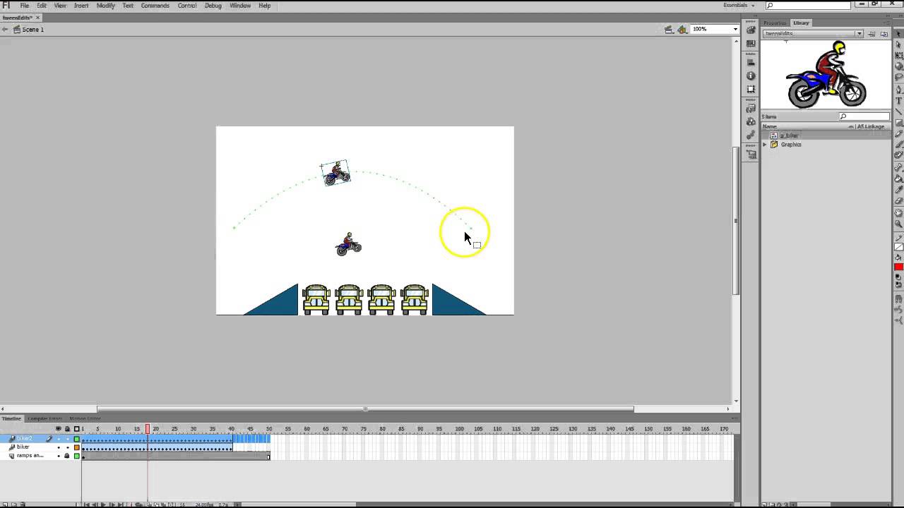 Adobe Flash CS6 - Copy a Motion Path - YouTube