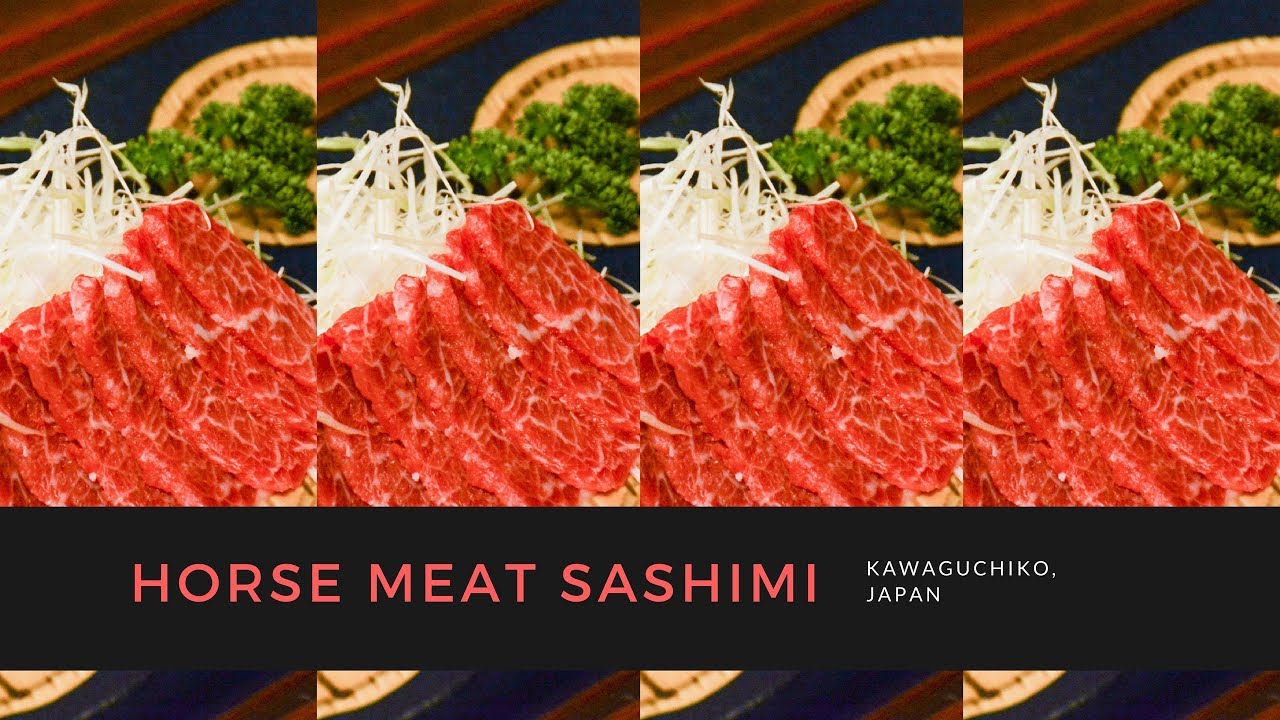 Qtkitchen tries weird food - Raw Japanese Horsemeat Sashimi - YouTube