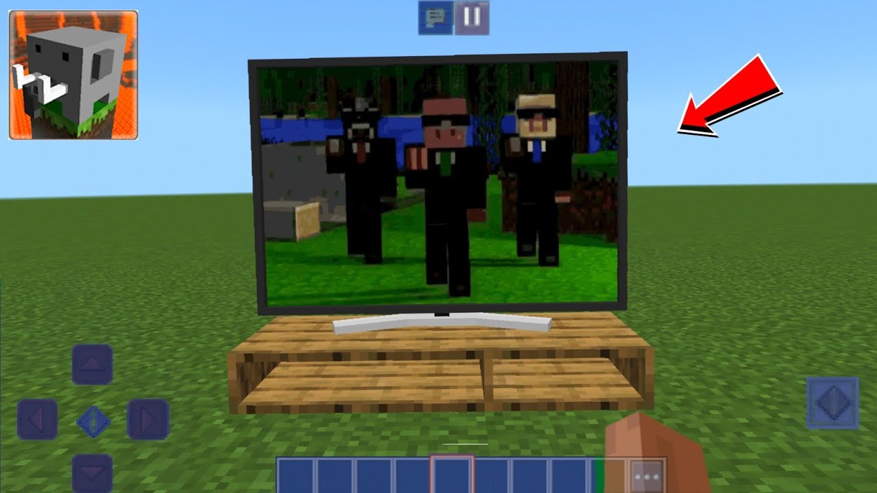 How to make a Working TV in Craftsman - YouTube