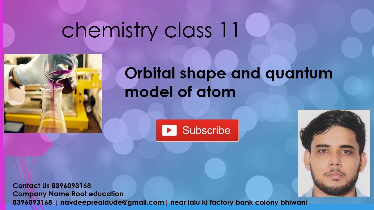 class 11 orbital shape quantum model of atom - YouTube