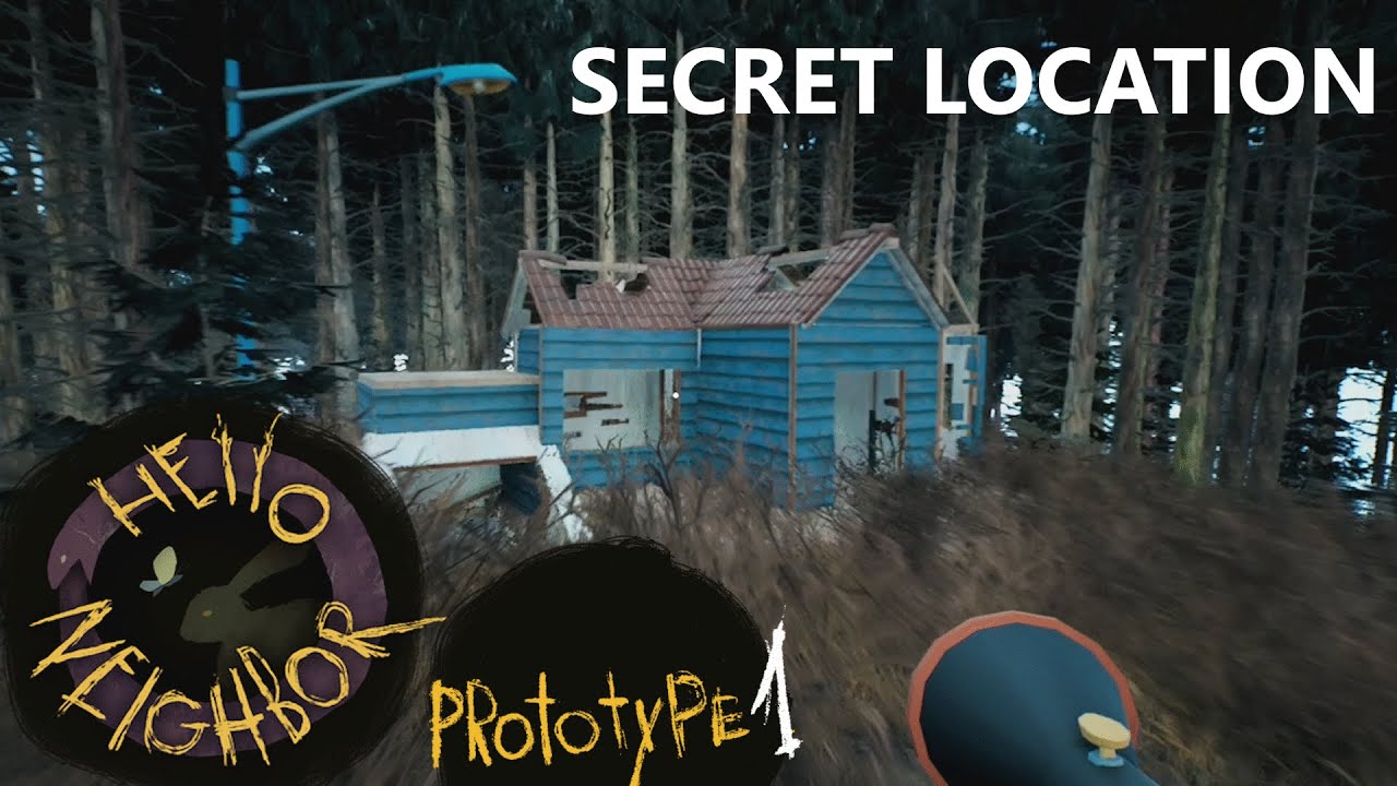 Hello Neighbor 3 PROTOTYPE 1 - The Forest Dweller's House - YouTube