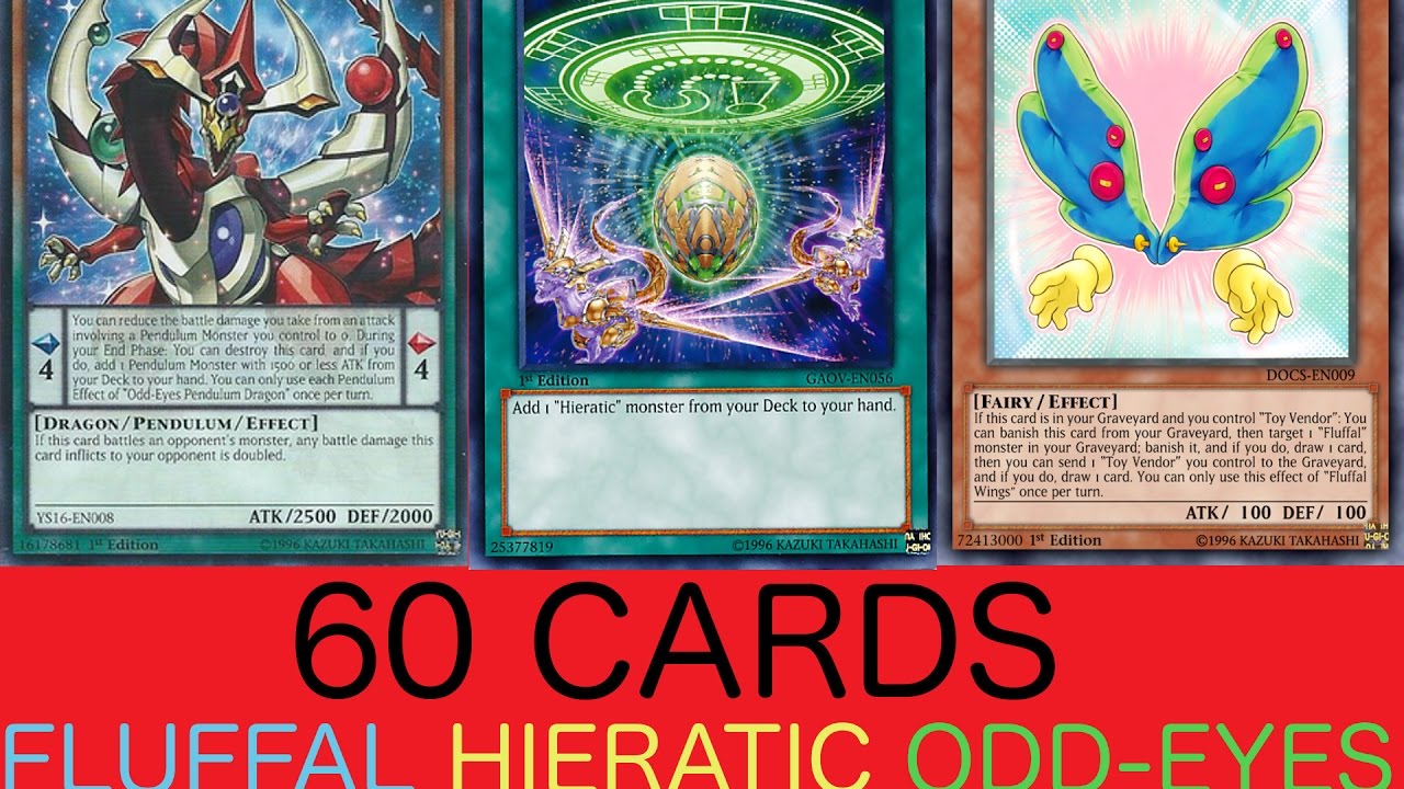YGOPRO 60 Cards Fluffal Hieratic Odd-eyes - YouTube