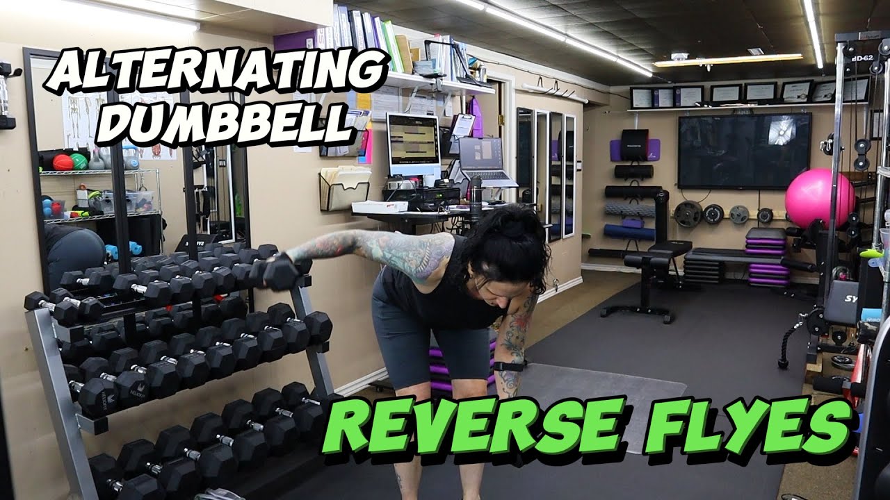 Dumbbell Alternating Reverse Flyes - YouTube
