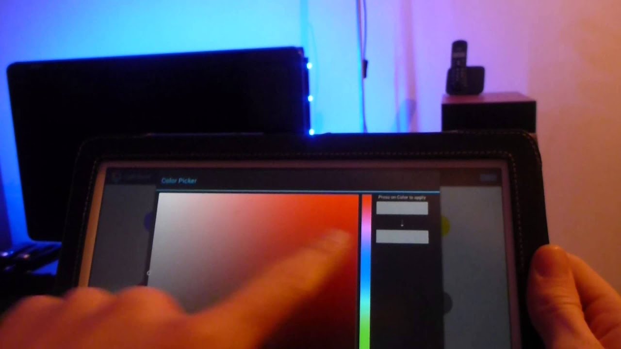 Ambilight d'ambiance avec bobdroid - YouTube