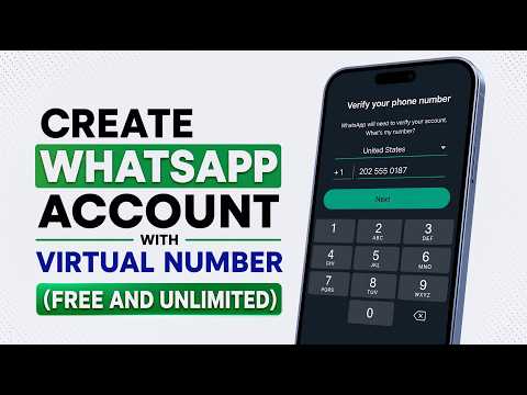 How to Create WhatsApp Account with Virtual Number for FREE?