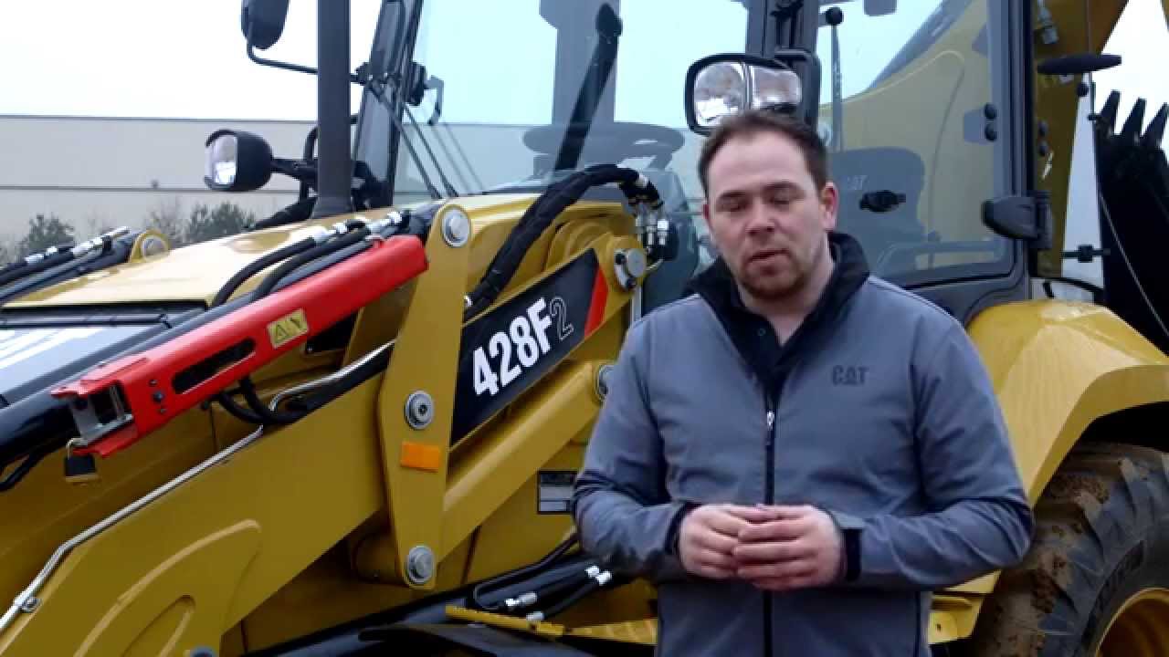 Cat® 428F2 Backhoe Loader Overview (Africa/Middle East) - YouTube