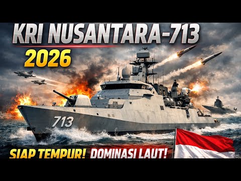 KRI Nusantara-713 2026 🇮🇩 Kapal Perang Baru Indonesia | Siap Tempur & Dominasi Laut