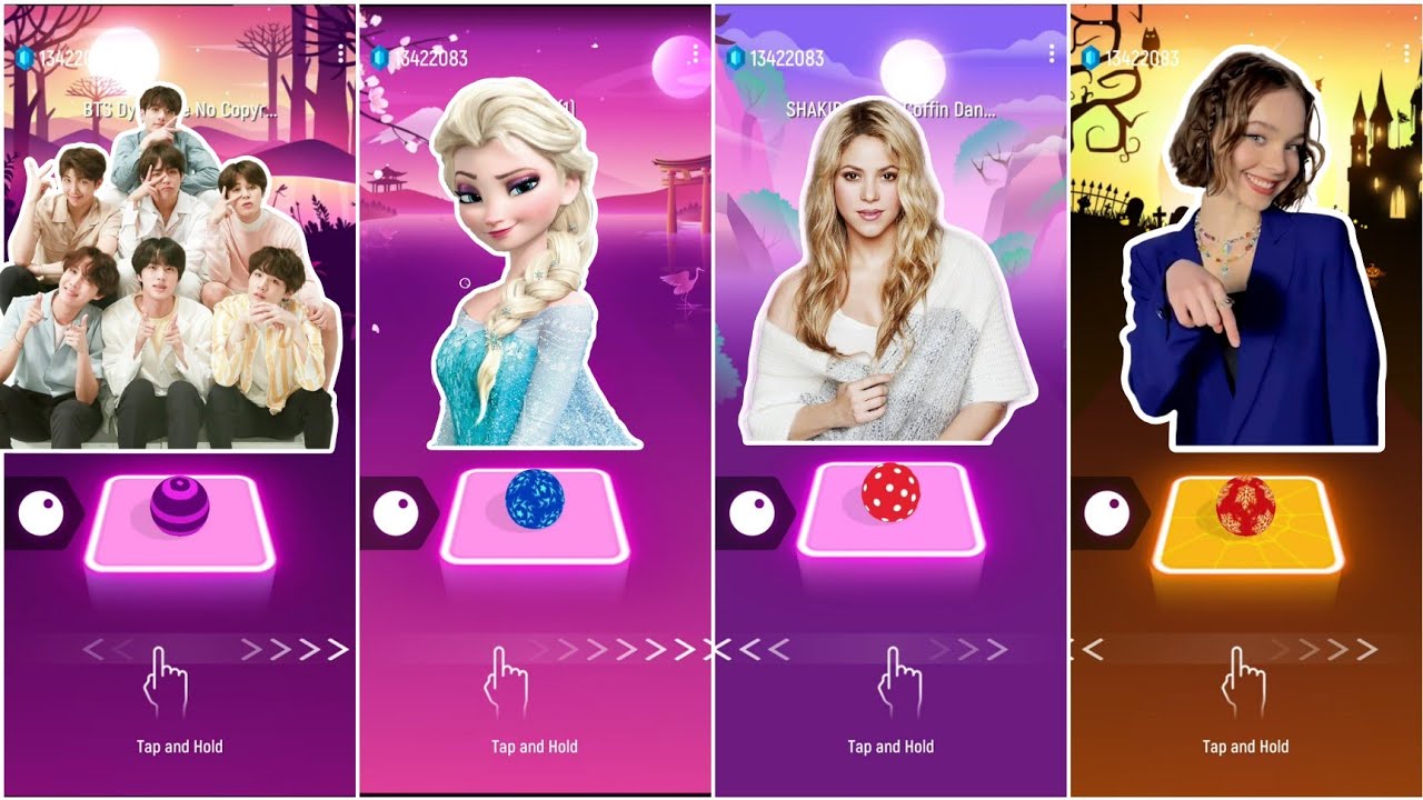 BTS vs Frozen vs shakira vs Emma mayer,#tileshopedmrush - YouTube