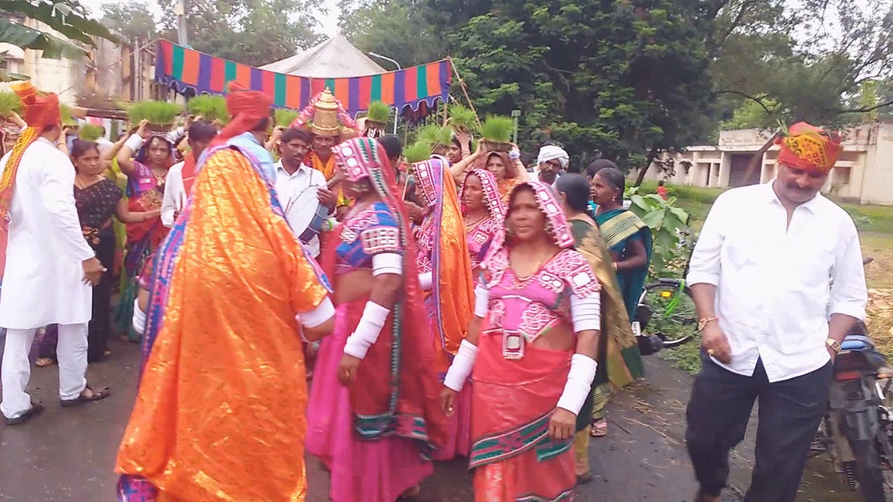 HWPM colony aswapuram, celebrating teej festival - YouTube