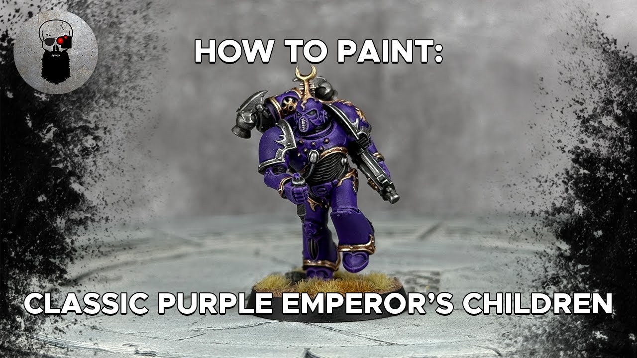 Contrast+ How to Paint: Purple Emperor's Children - YouTube