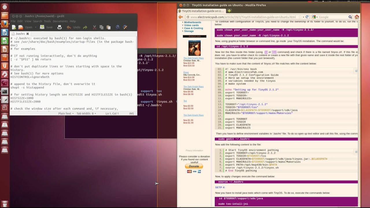 TinyOS Tutorial #1 - How to install TinyOS on Ubuntu - YouTube