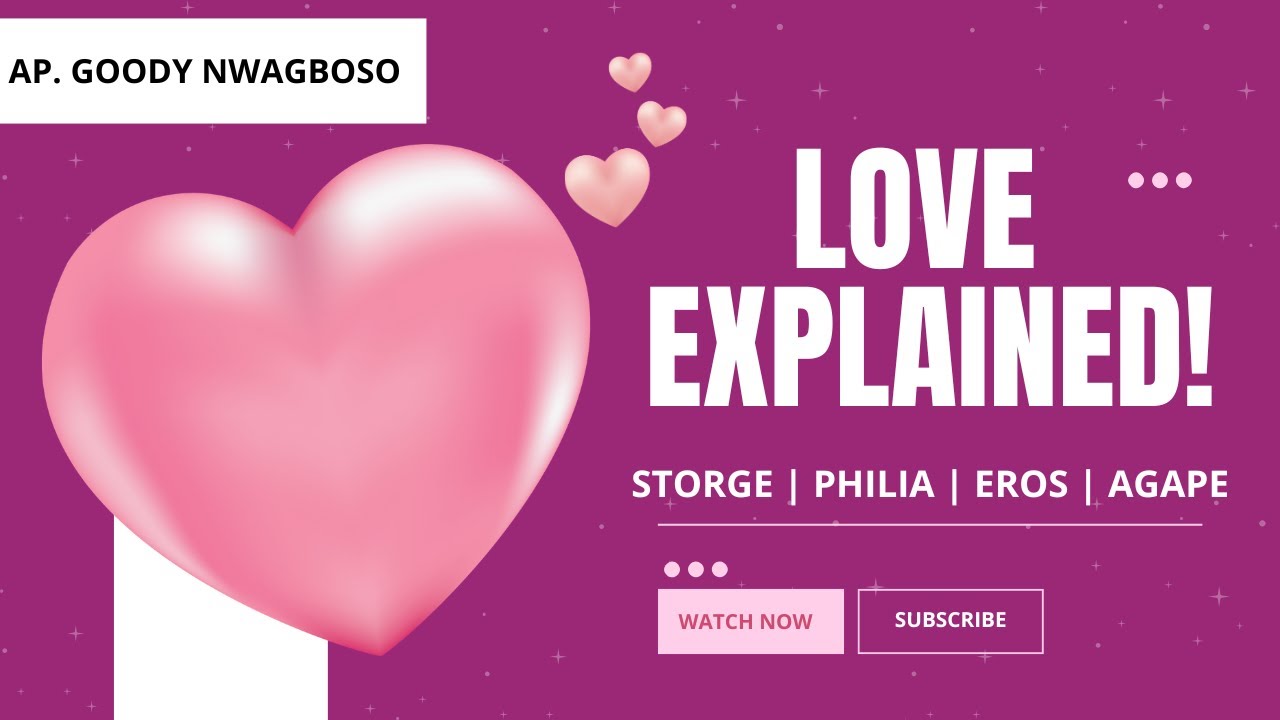 Love Explained | Ap. Goody Nwagboso - YouTube