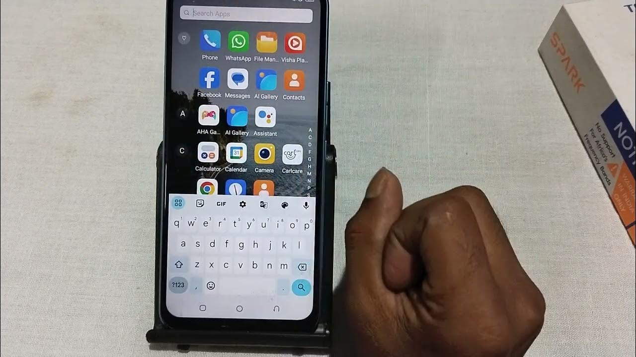 Tecno Spark Go 1 hindi typing kaise kare, how to set Hindi language on keyboard in tecno ...