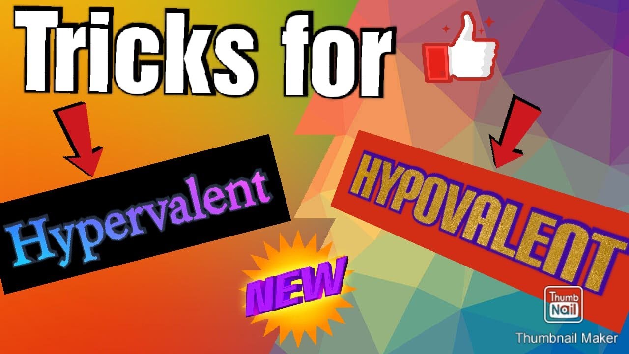 Hypervalent and hypovalent compounds. - YouTube