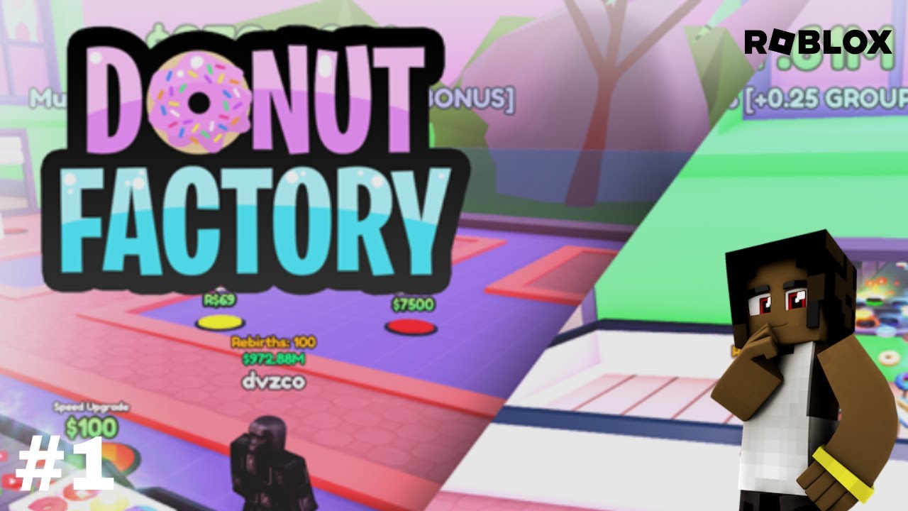 I Started a Donut Factory In Roblox | Roblox GAMEPLAY #1 ...