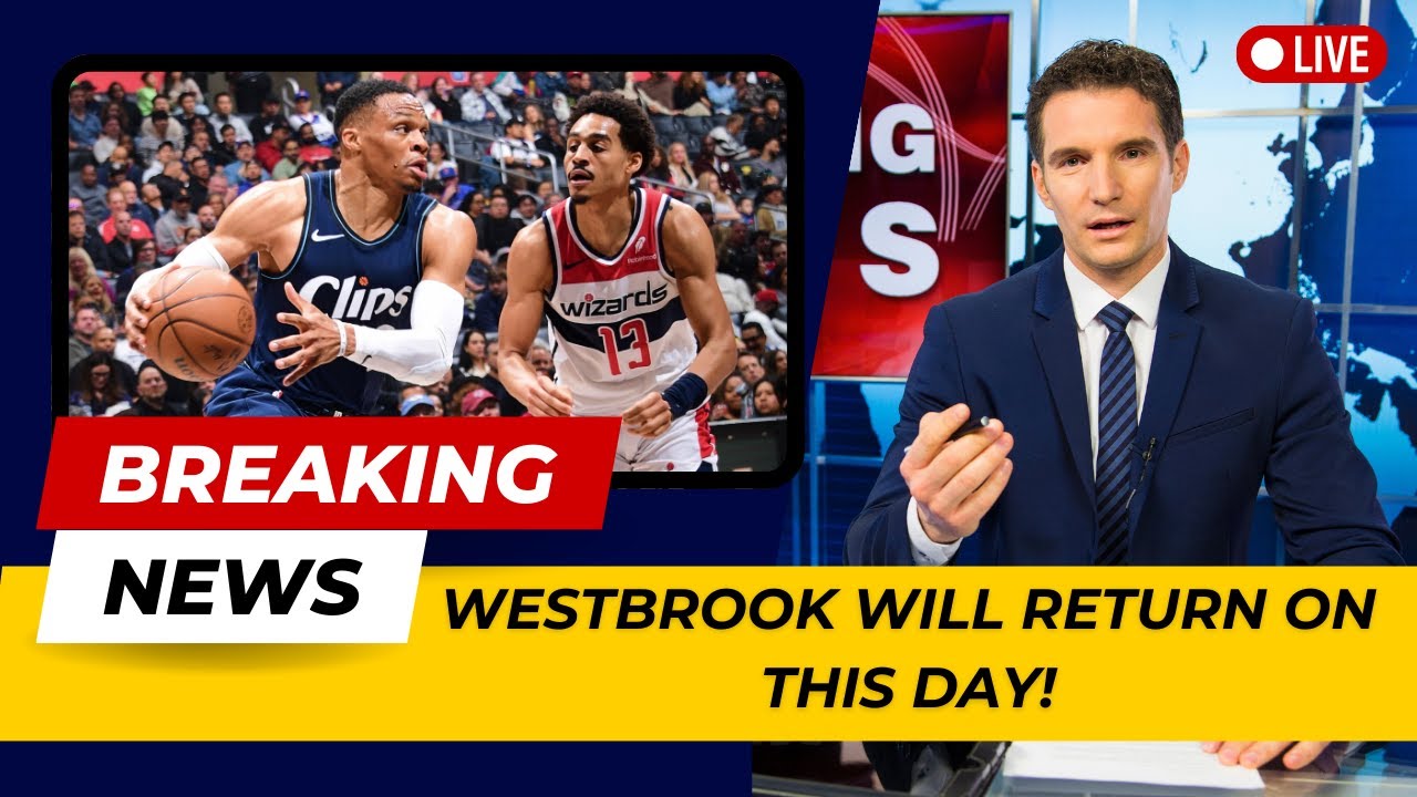 🚨 How long is Russell Westbrook out? Hand injury timeline, return date ...