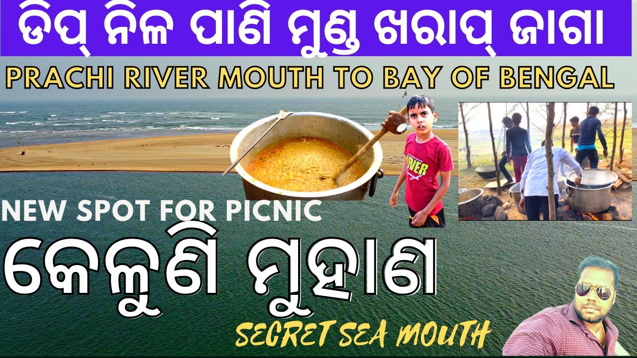 PRACHI RIVER MOUTH TO BAY OF BENGAL | KELUNI MUHANA | KELUNI DHAR ...
