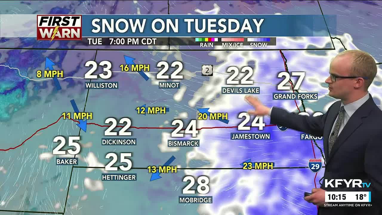 Snow expected on Tuesday - Weather 3/19/23 - YouTube