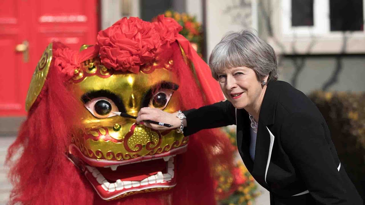 Theresa May honored for her Chinese nickname ‘Auntie May’ - YouTube