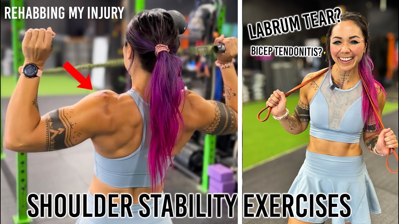 INJURY REHAB | Shoulder Stability Exercises | Labrum Tear? Bicep ...