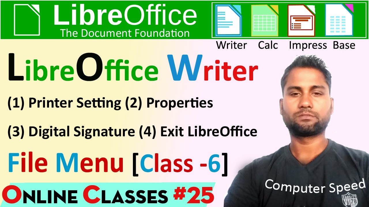 libreoffice writer file menu | writer file menu |libre | libreoffice ...