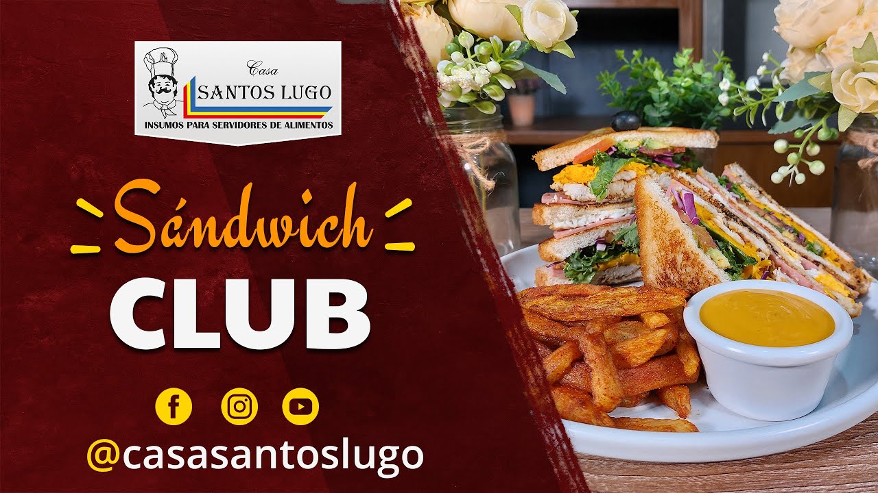 SÁNDWICH CLUB ⭐RECETA FÁCIL⭐ - YouTube