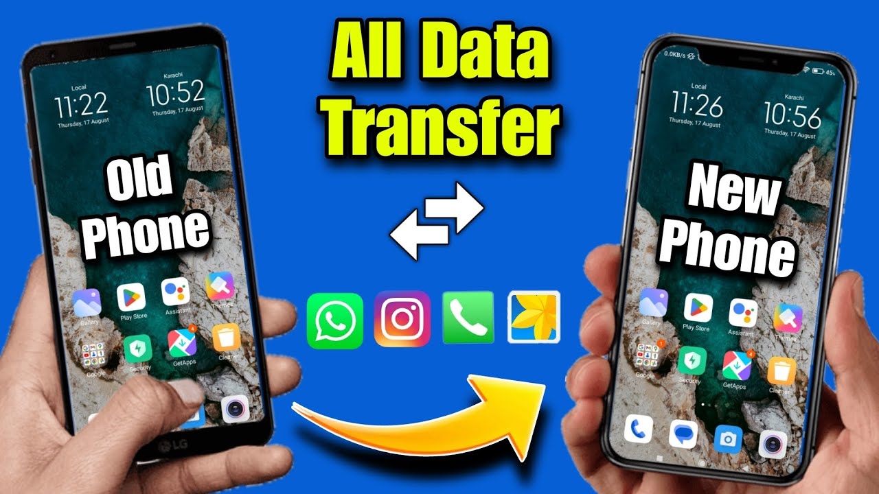 purane phone se new phone me data transfer kaise kare 2024 | old phone to new phone data ...