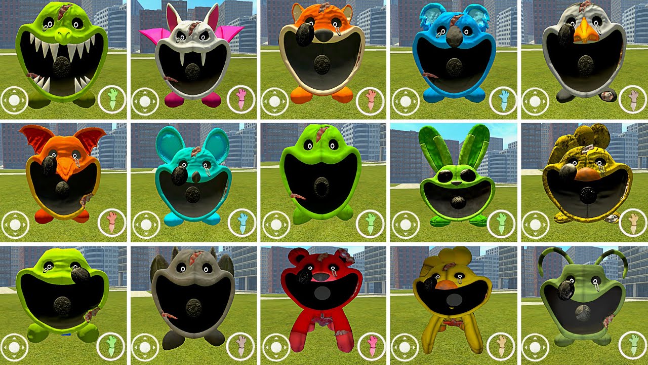 NEW ALL SMILING CRITTER FROM POPPY PLAYTIME CHAPTER 4 VS ALL JUMPSCARES ...