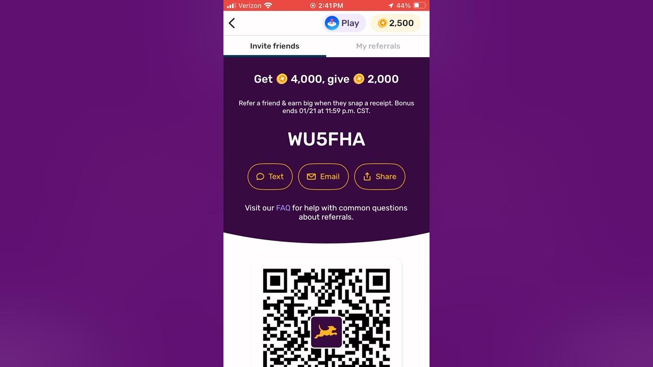 HOW TO ENTER A REFERRAL CODE FOR FETCH REWARDS 2025 WU5FHA # ...