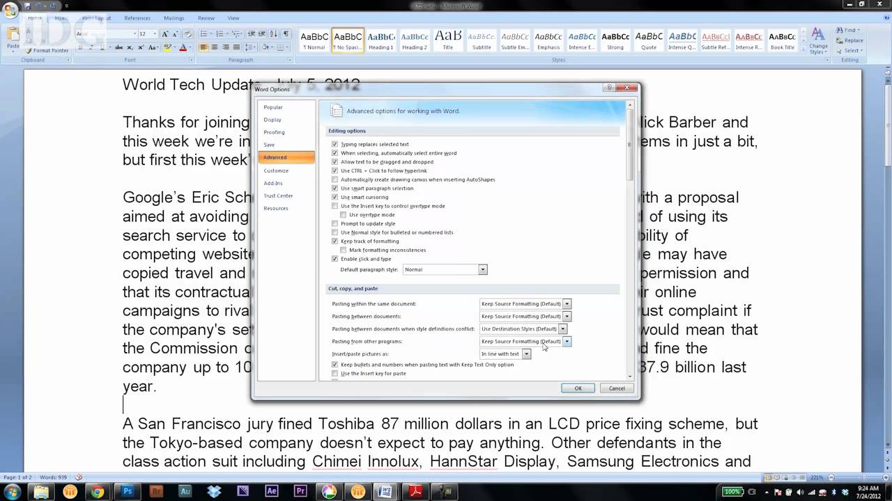 IDG Tech Tips: Microsoft Office text formatting - YouTube