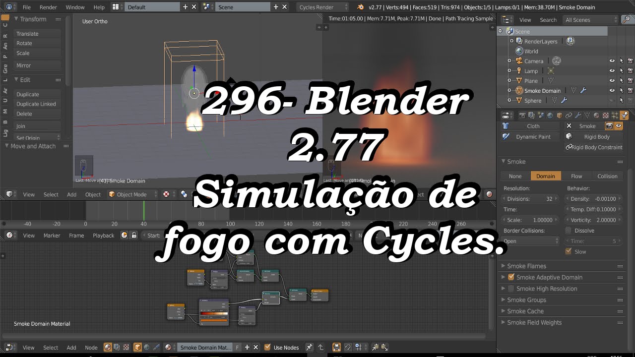 296- Blender: Simulando fogo com Cycles. - YouTube