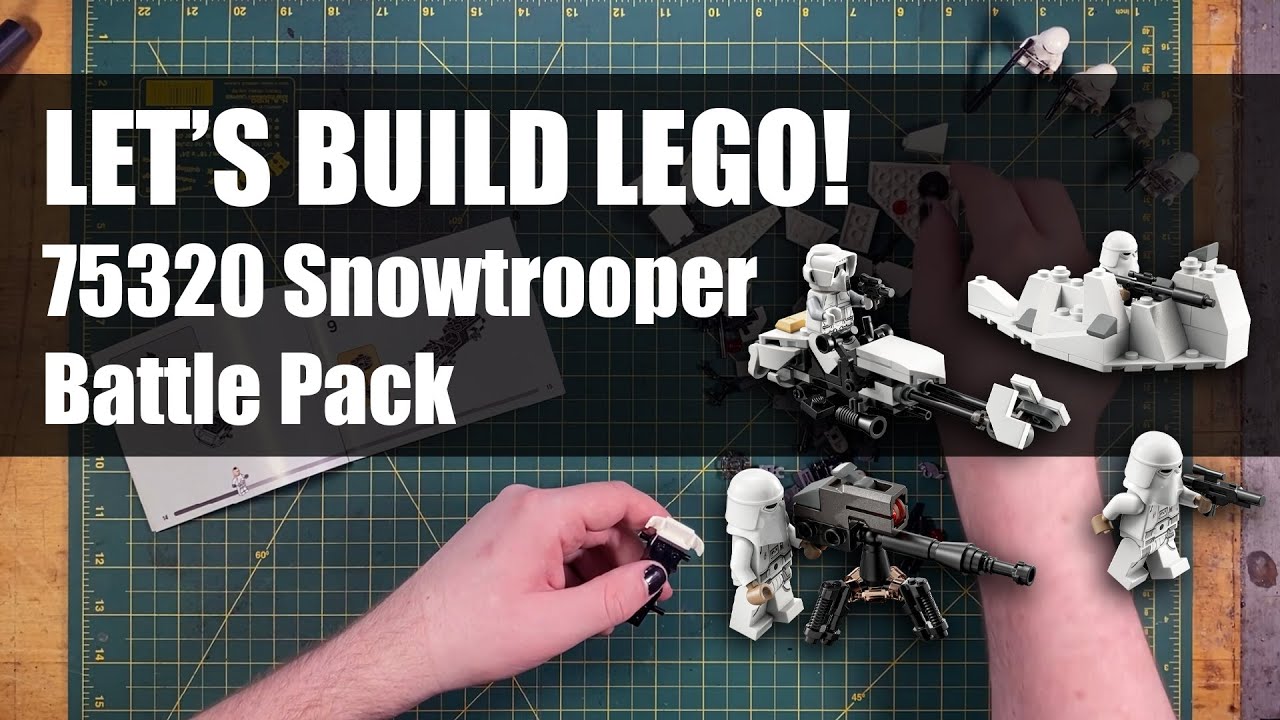 Let's Build Lego! 75320 Snowtrooper Battle Pack - YouTube