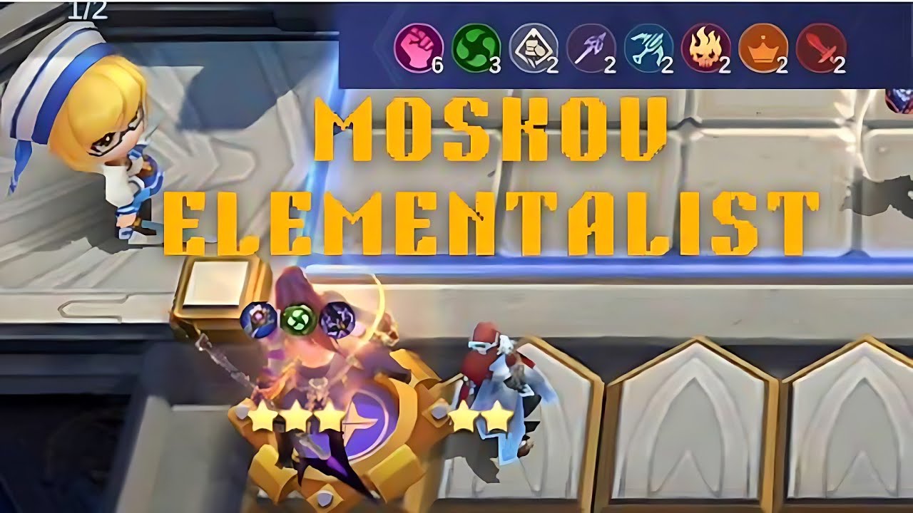 ELEMENTALIST PRINCE MOSKOV ATTACK SPEED BOOTED | MLBB MAGIC CHESS ...