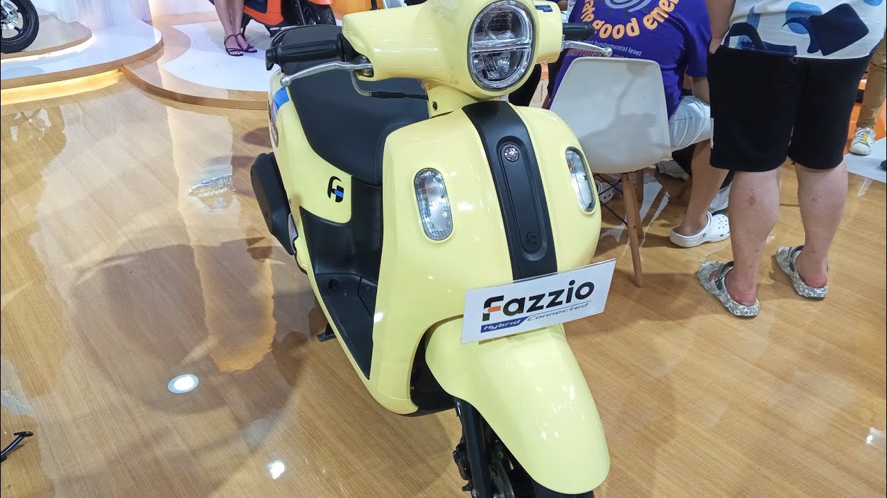 Review Yamaha Fazzio 125 Blue Core Hybrid 2024 - Indonesia - YouTube