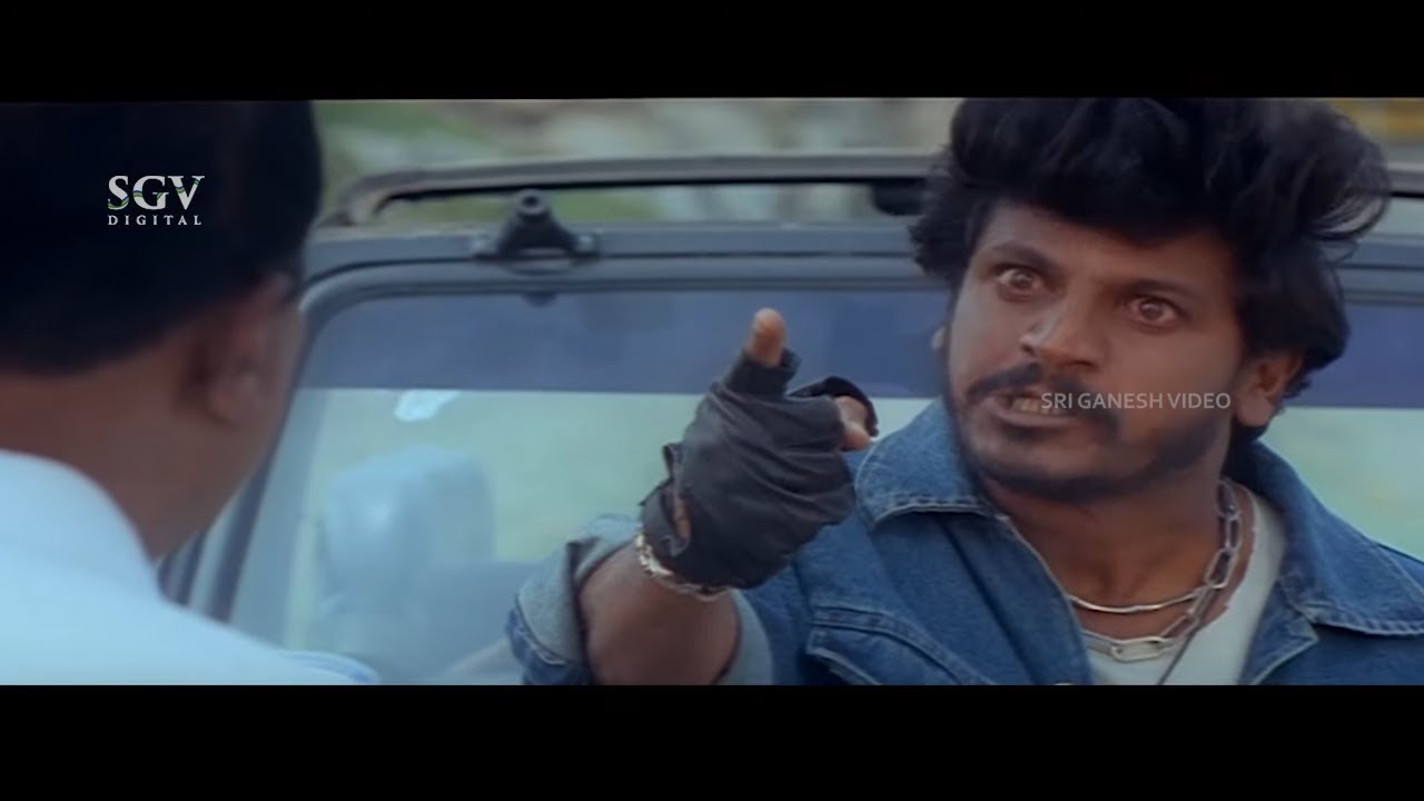 Shivarajkumar Warns Rowdy With Powerful Dialogues | Don Kannada Movie ...