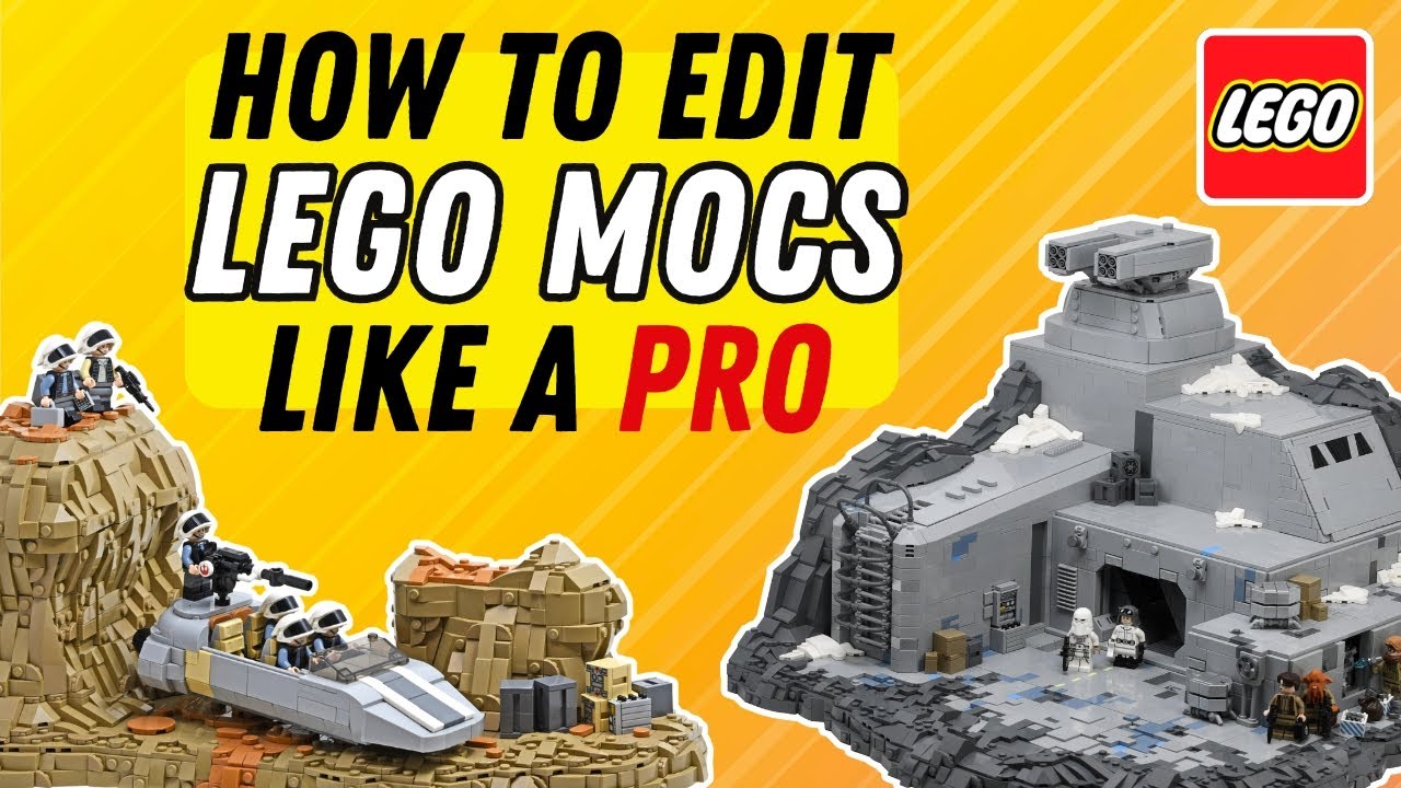 This is the BEST Way to Edit Your LEGO MOCs | Photoshop Tutorial - YouTube