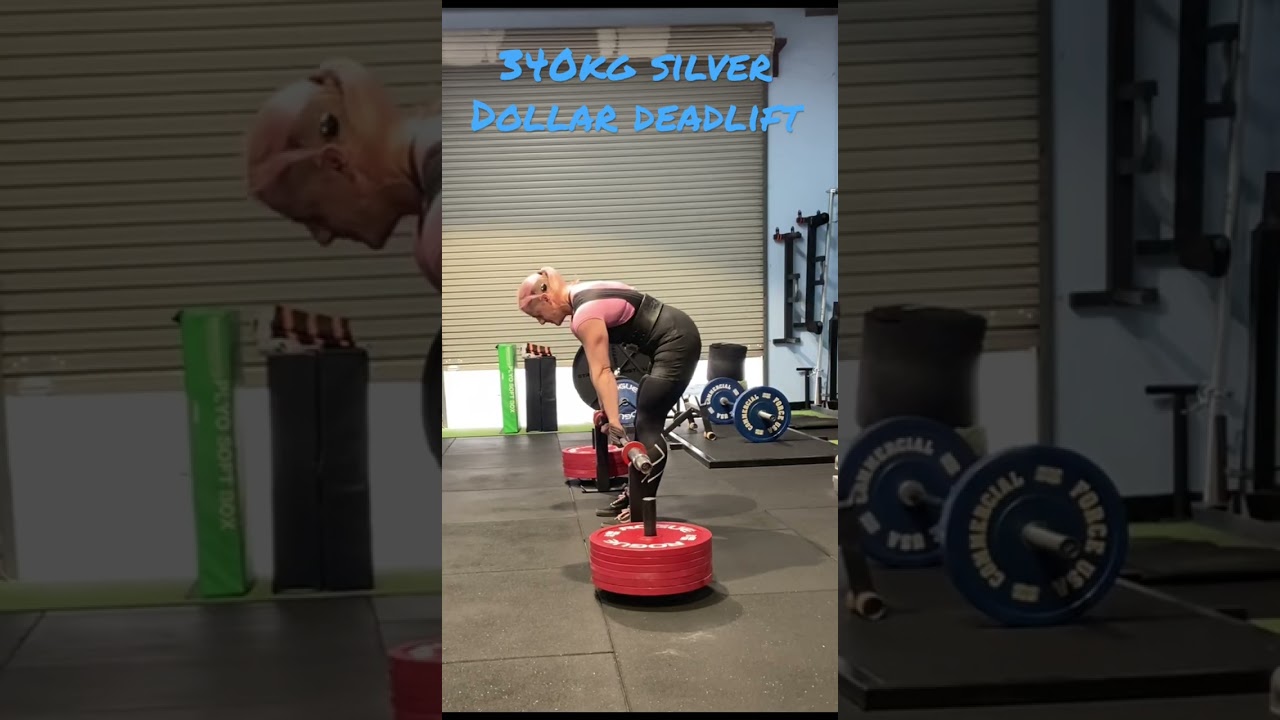 Unofficial WORLD RECORD Silver Dollar Deadlift! #shorts - YouTube